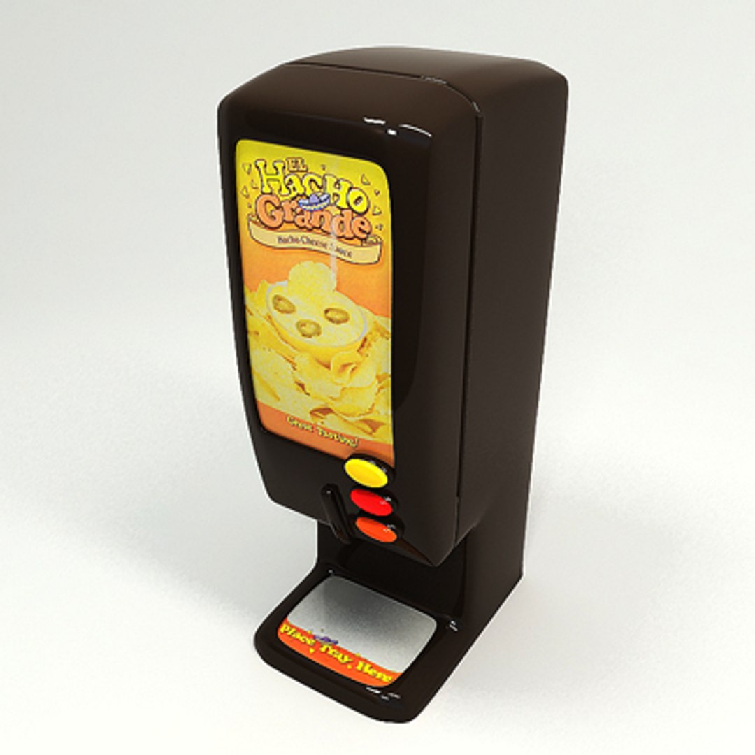 Nacho Vending Machine 3d Model