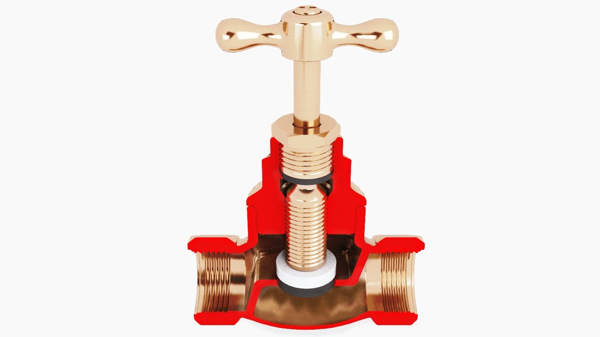 Valve stop model - TurboSquid 1529156