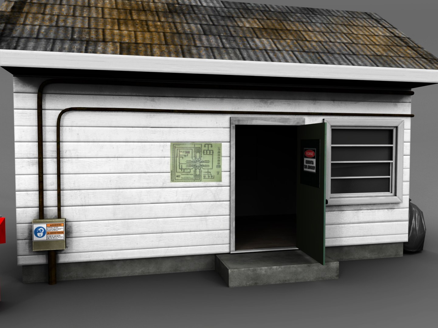 guard house 3d model