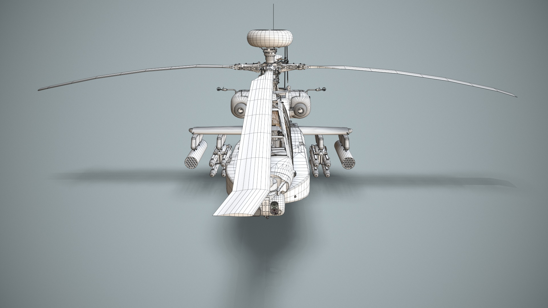 Apache AH-64E Guardian Indonesia Complex Animation 3D model ...