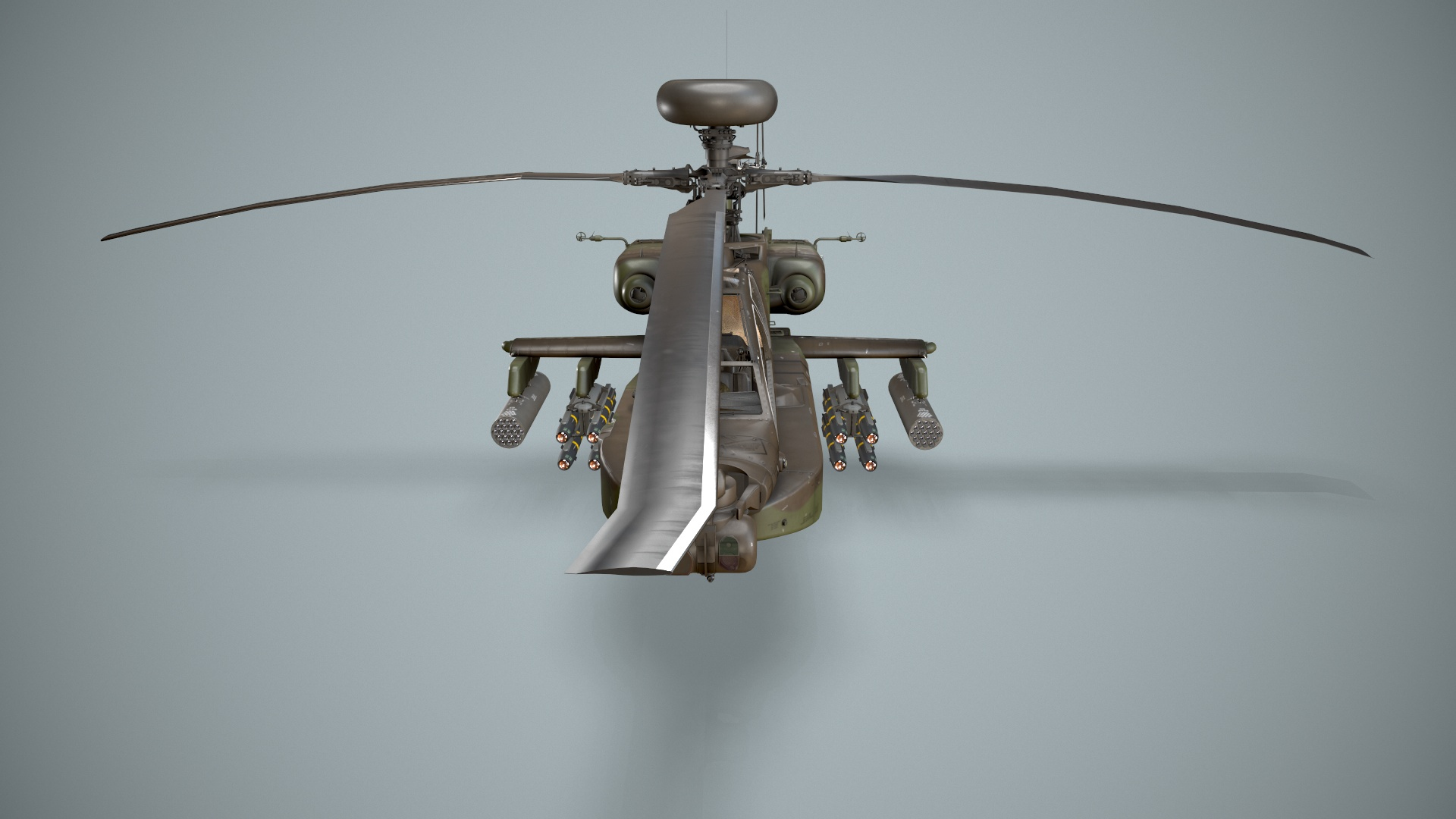 Apache AH-64E Guardian Indonesia Complex Animation 3D model ...