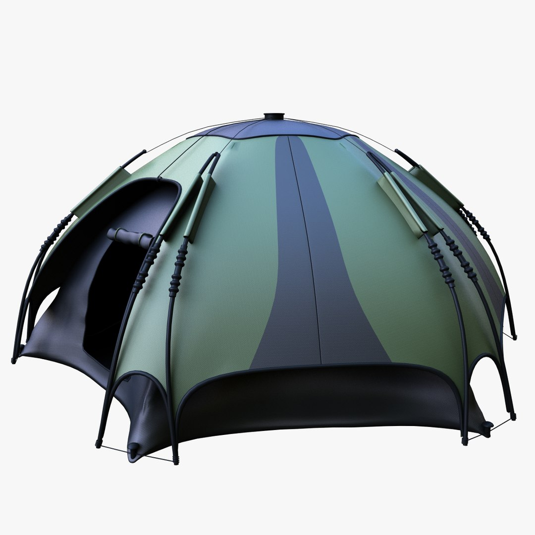3D Realistic Camping Tent - TurboSquid 1495344