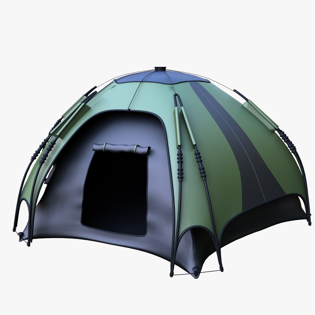 3D Realistic Camping Tent - TurboSquid 1495344