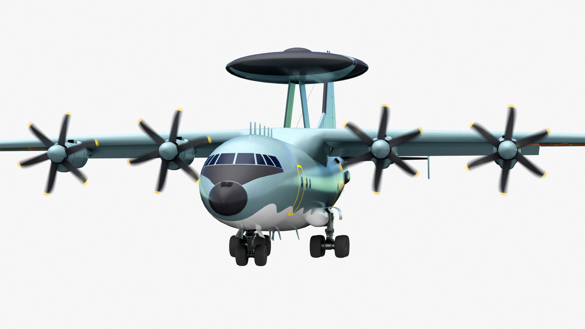 3D KJ-500 AWACS Model - TurboSquid 2205213