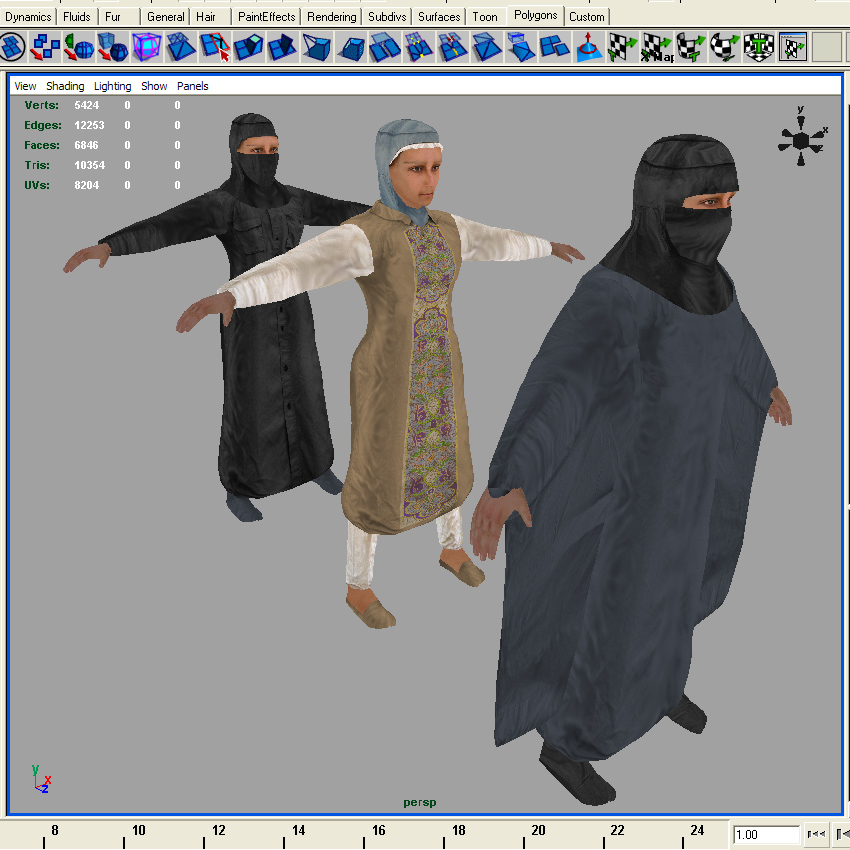arab character 3d model
