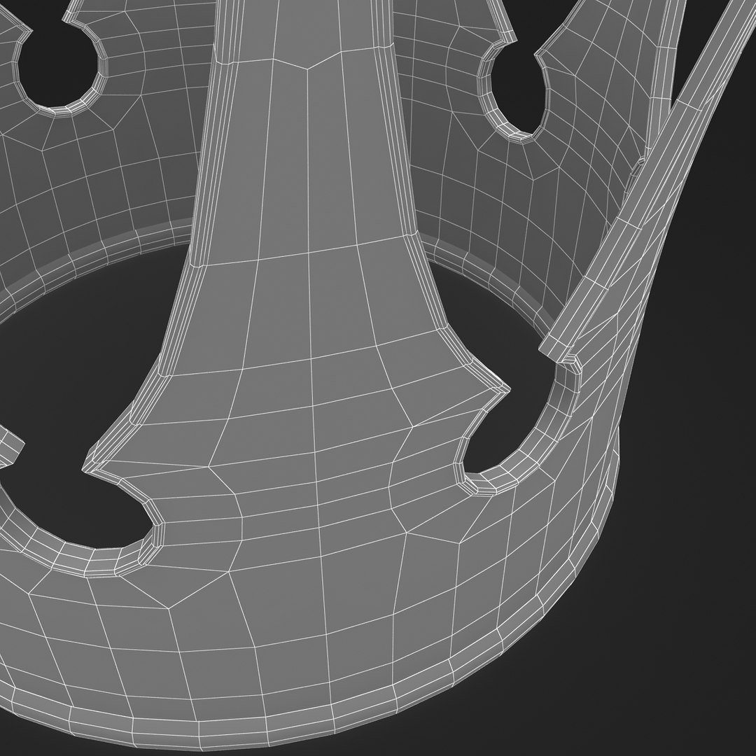 3d model of crown 1