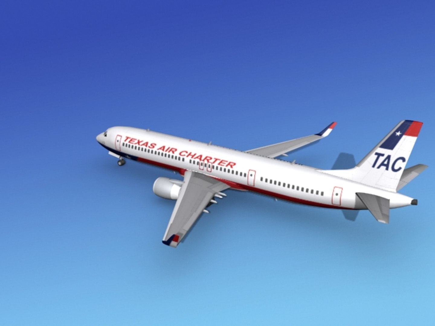 737-900er 737 airplane 737-900 3d model