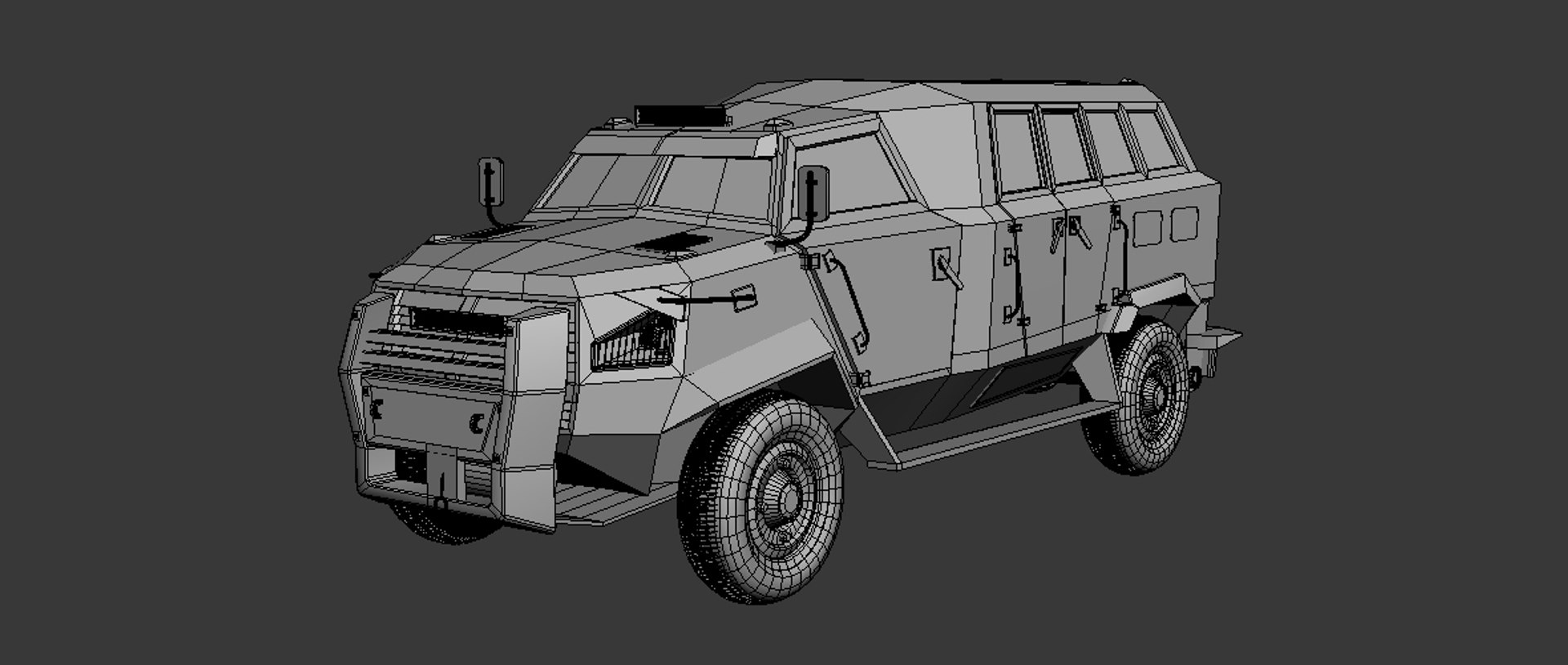 3D Model Vehicle Military - TurboSquid 1289391