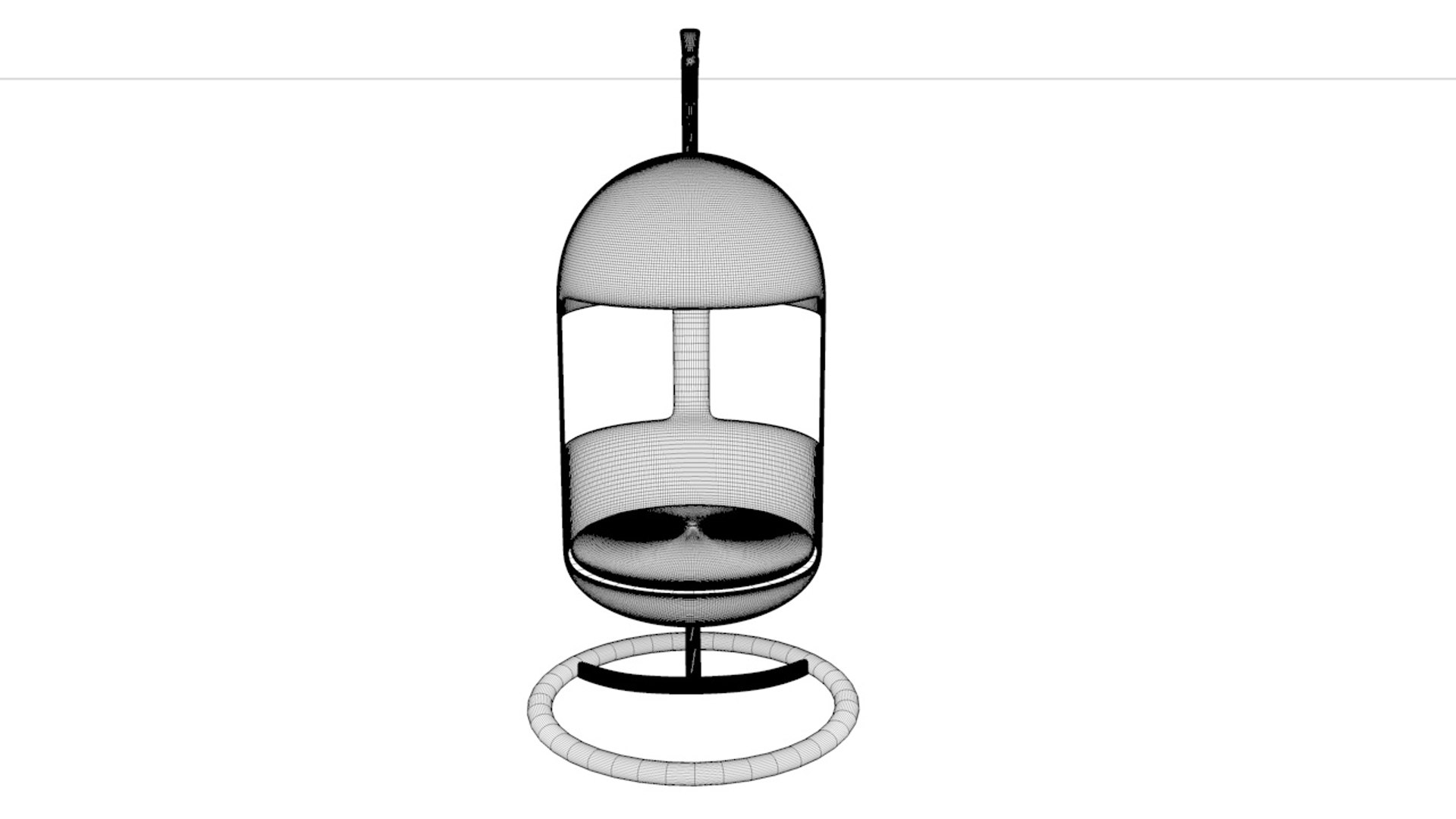 3D hanging chairs capsule - TurboSquid 1540966