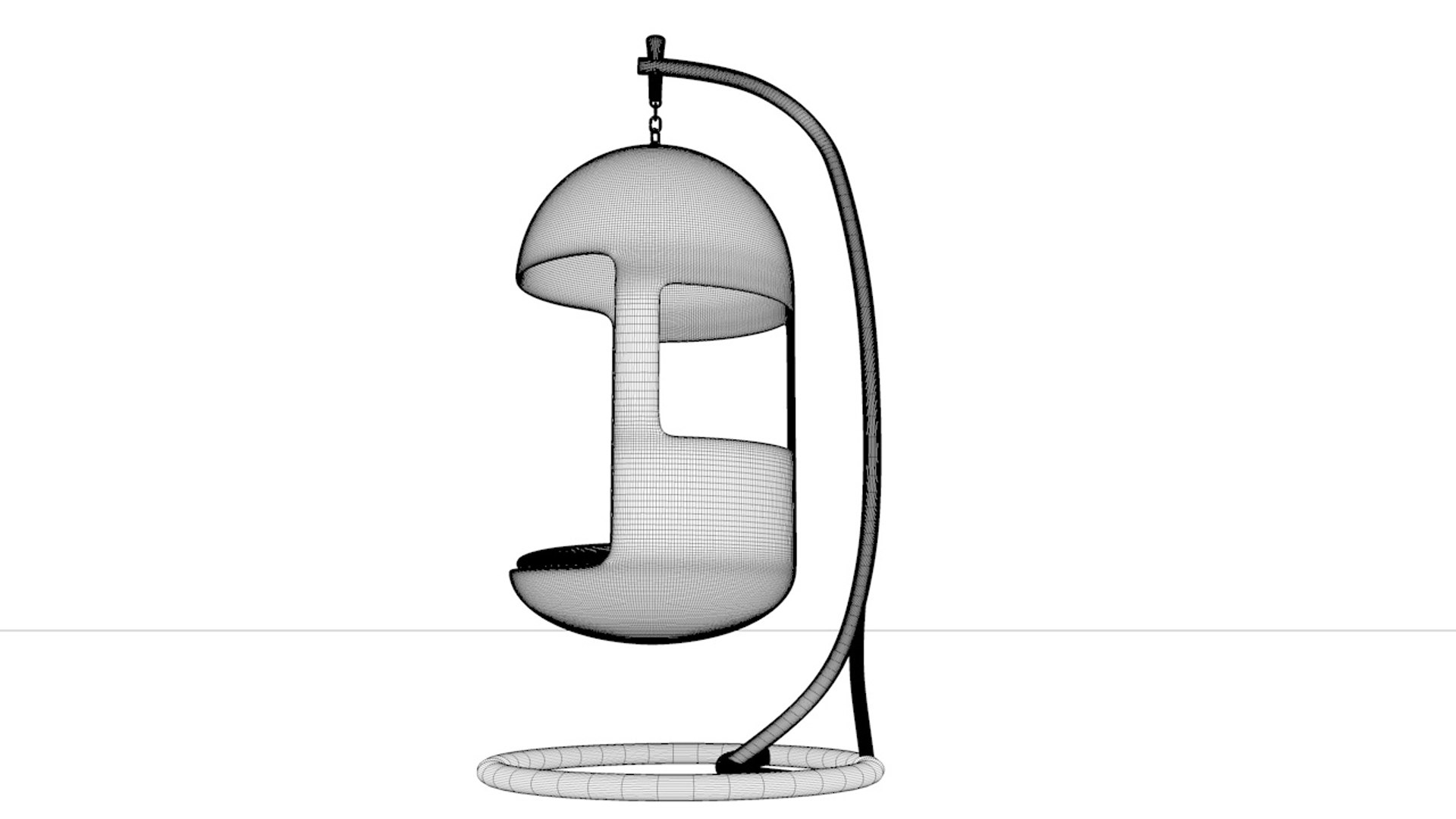 3D hanging chairs capsule - TurboSquid 1540966