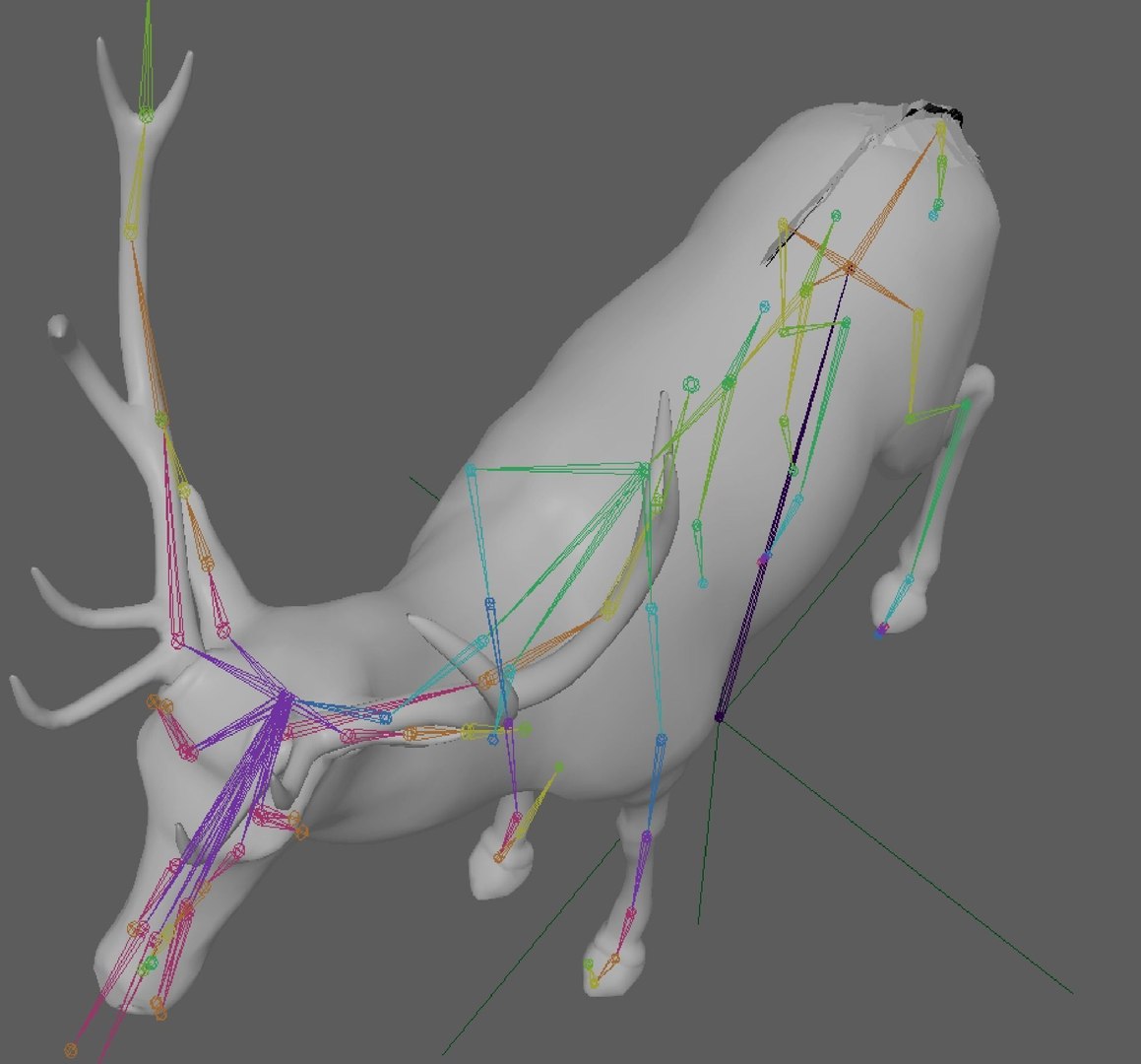 Deer Rigged 3D Model - TurboSquid 1867450