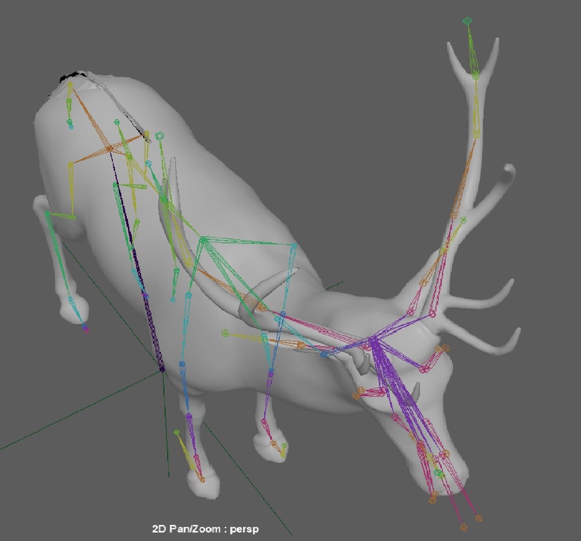 Deer Rigged 3D Model - TurboSquid 1867450