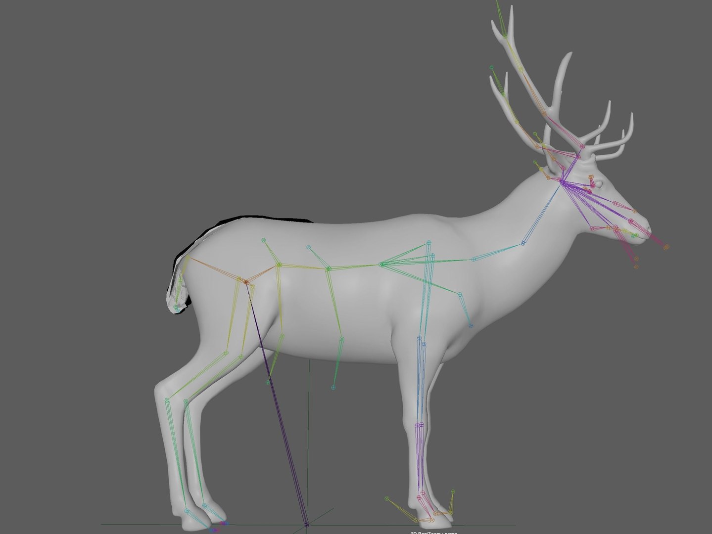 Deer Rigged 3D Model - TurboSquid 1867450