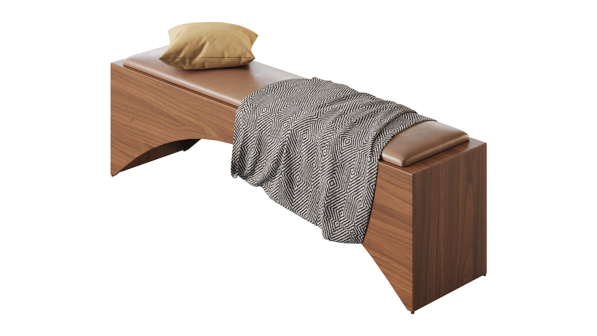 Arc Bench 3D Model - TurboSquid 2320534