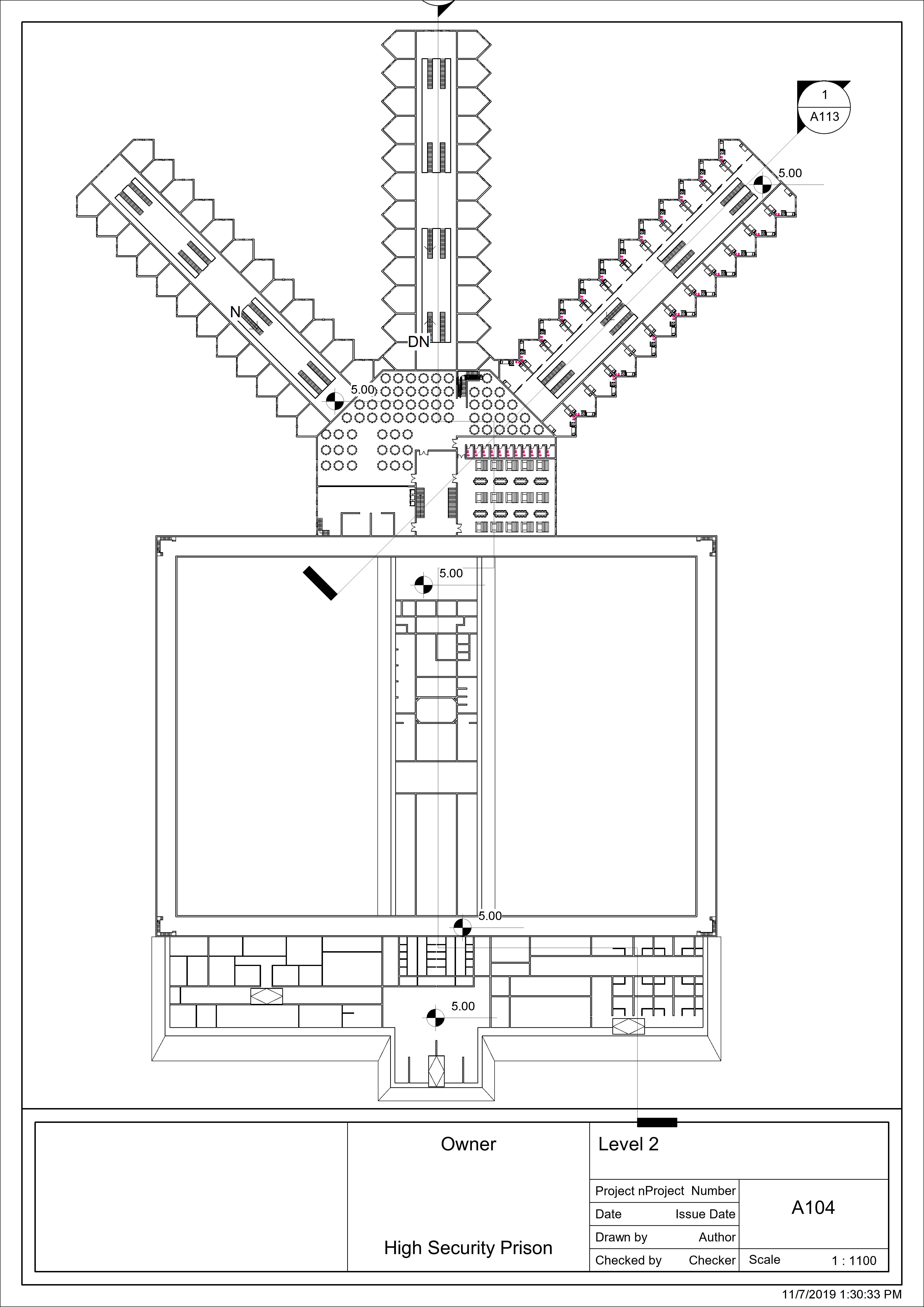 Revit prison model - TurboSquid 1468992
