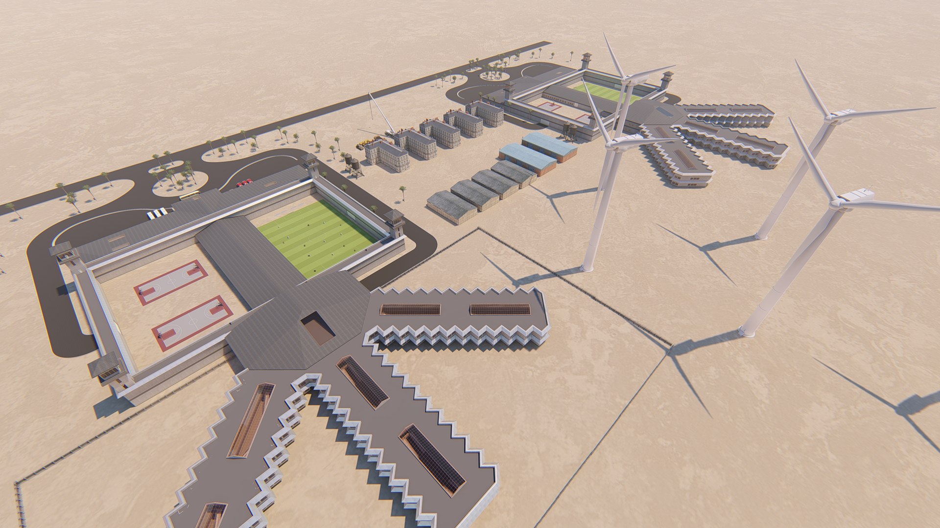 Revit Prison Model - TurboSquid 1468992