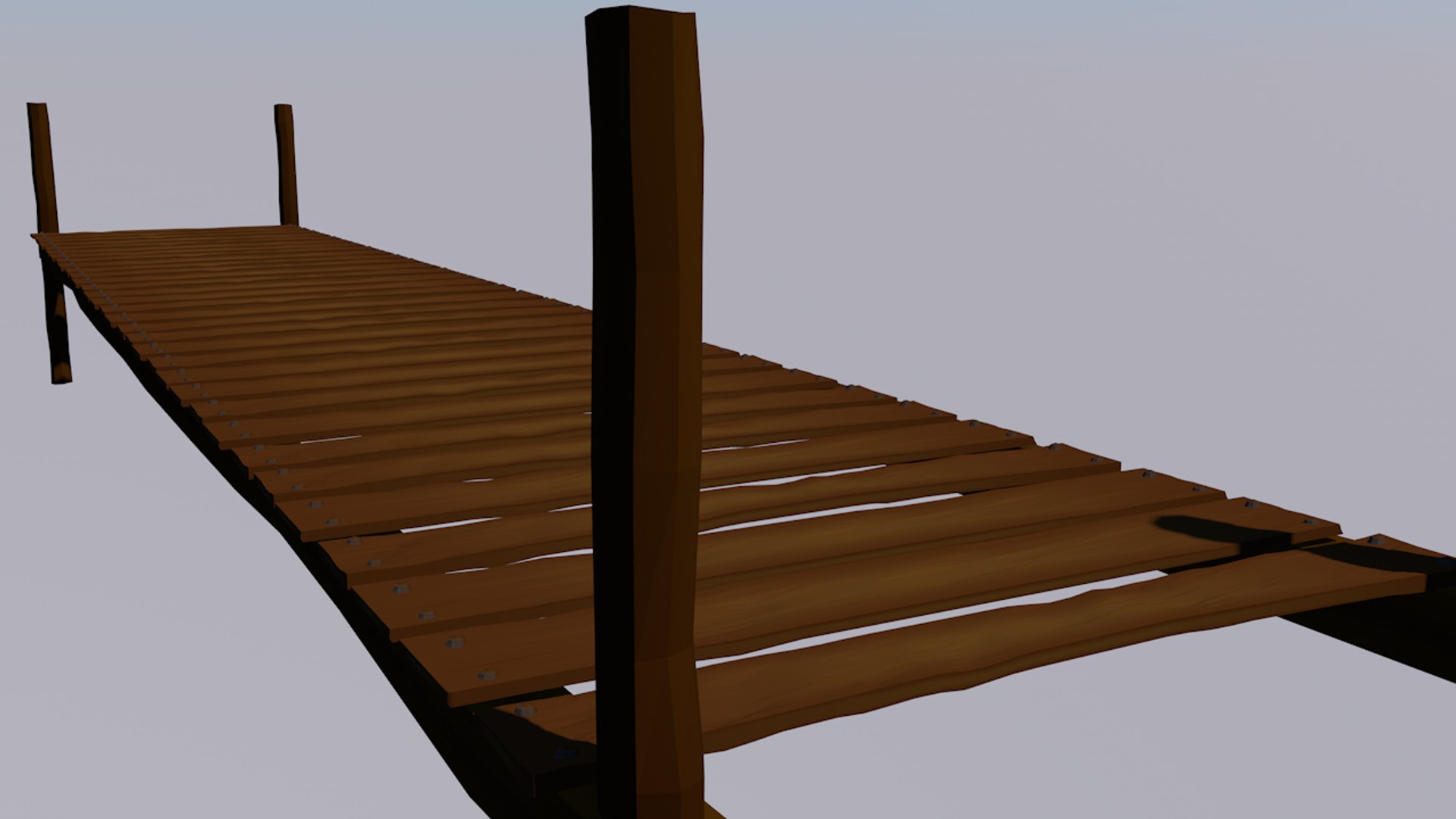 Free Bridge Railings 3d Model