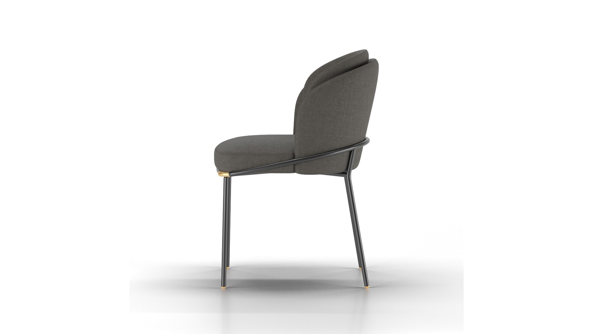 Fil Noir Dining Chair 3D Model - TurboSquid 2102344
