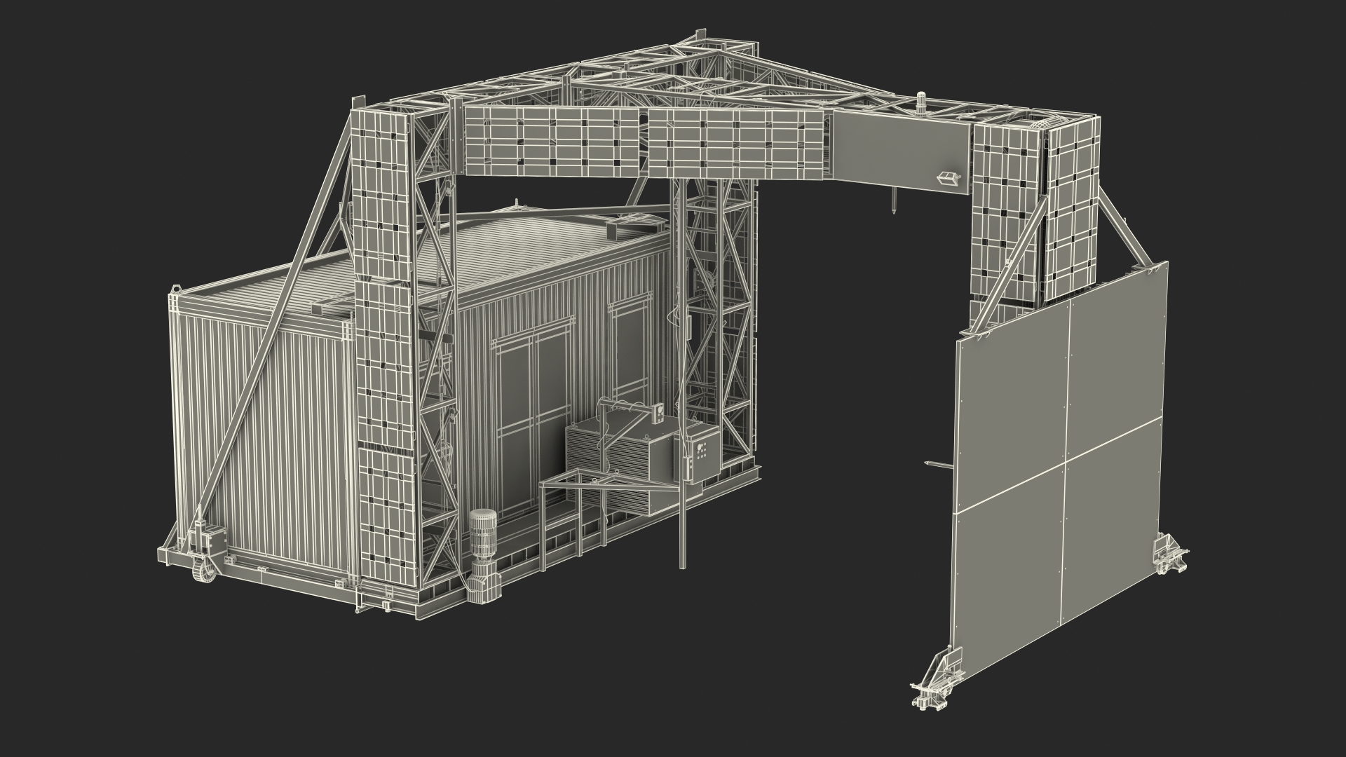 3D XRay Freight Scanner - TurboSquid 1736781
