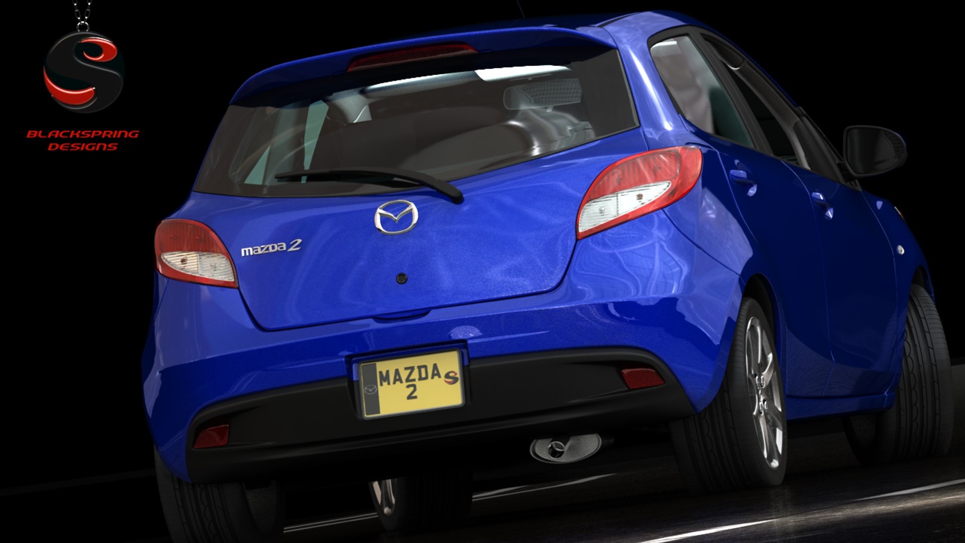 3d Mazda 2 2010