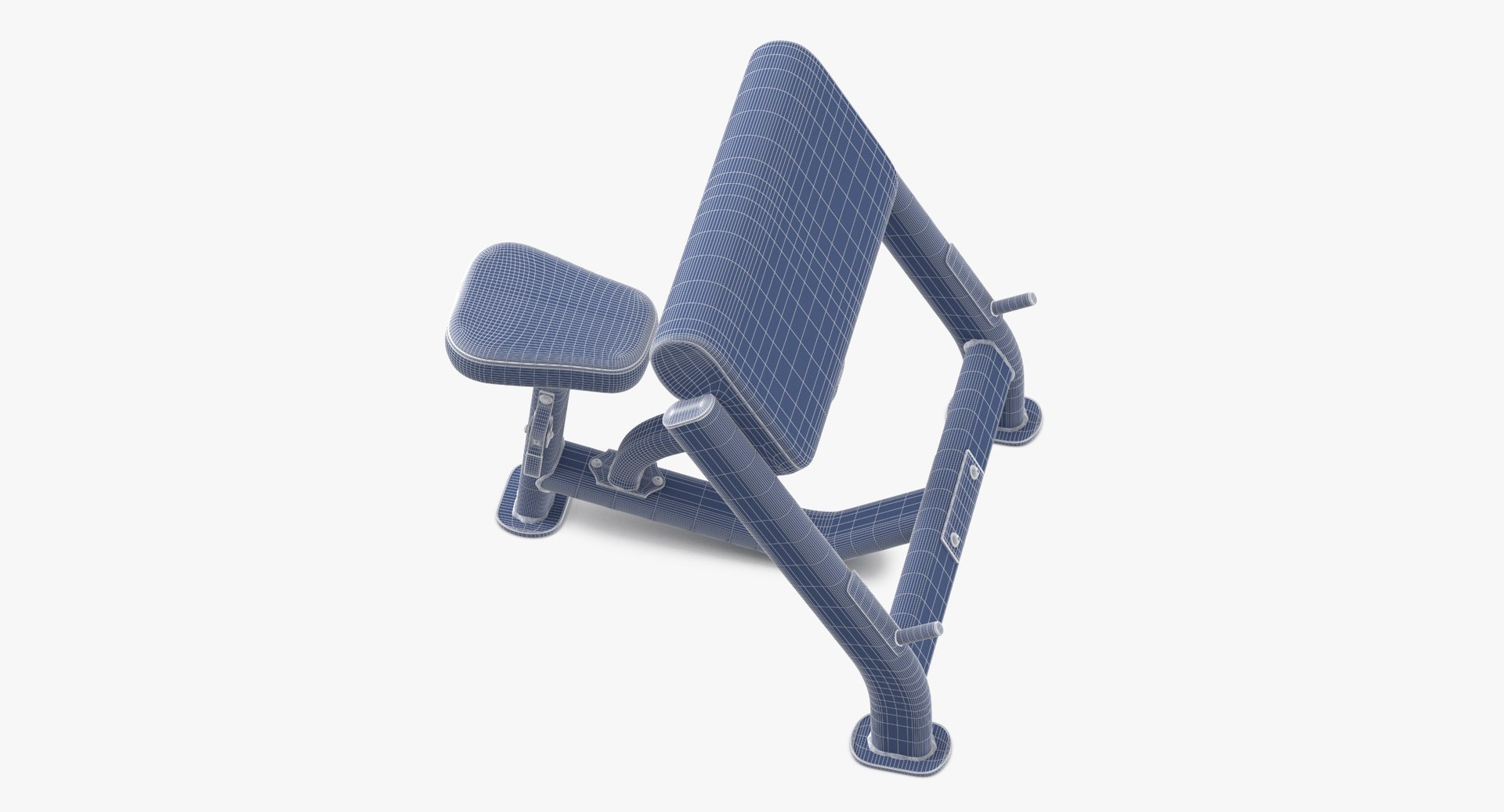 Seated Preacher Curl Model - TurboSquid 1257203