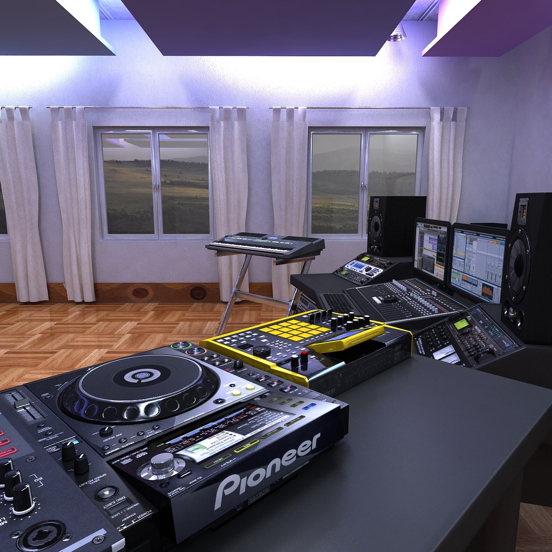 Digital Music Studio Pioneer 3d 3ds