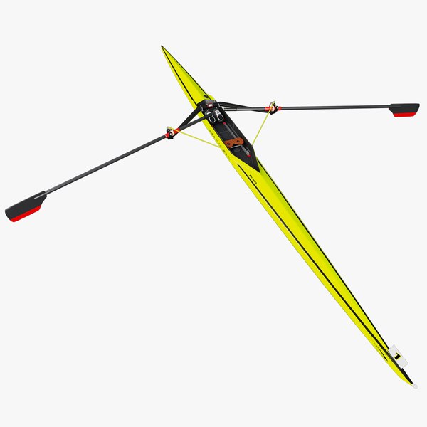 3D model single scull rowing boat - TurboSquid 1387635