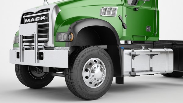 Mack 2021 Granite MHD Chassis 01 3D model - TurboSquid 1807656