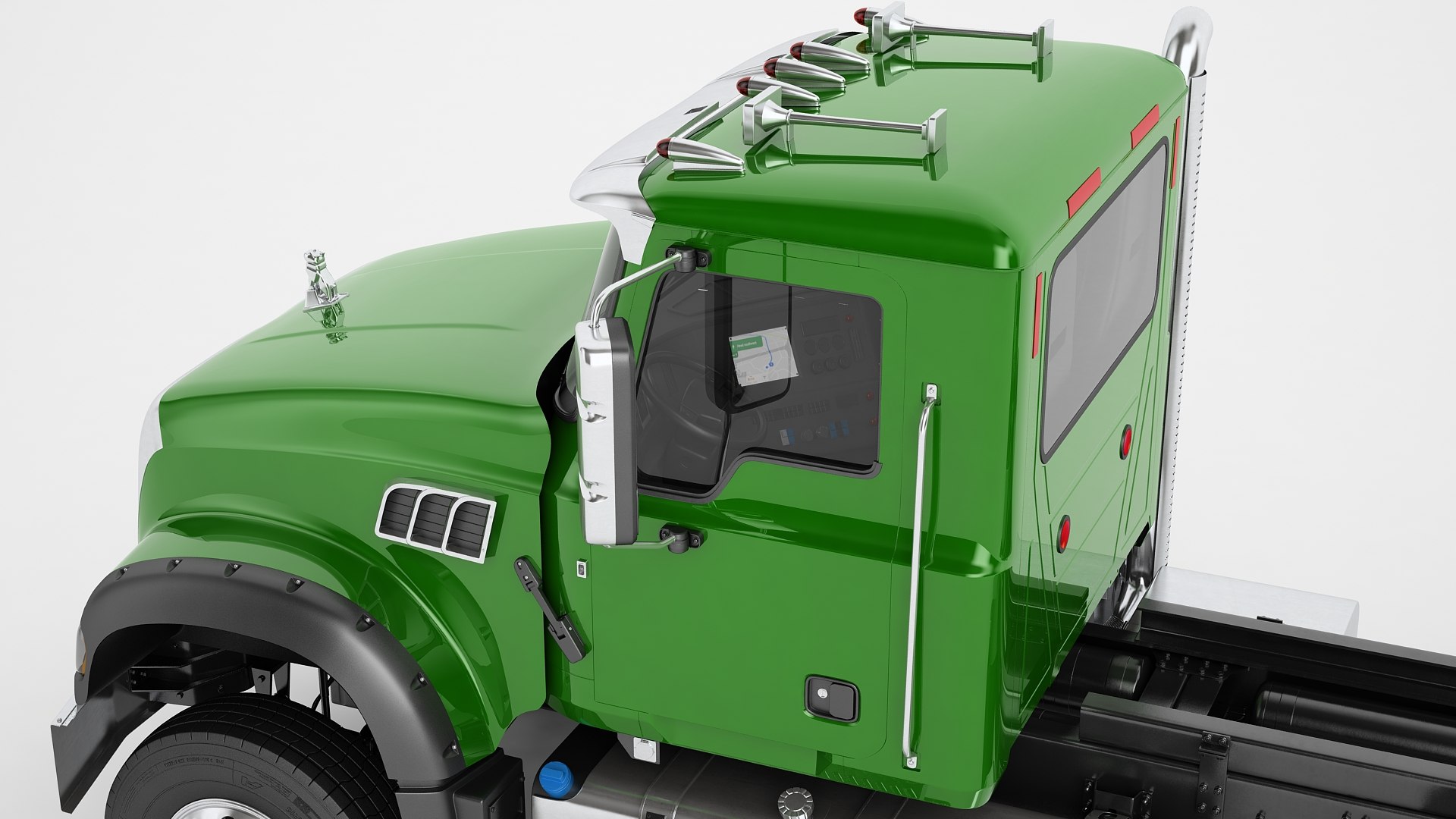 Mack 2021 Granite MHD Chassis 01 3D Model - TurboSquid 1807656