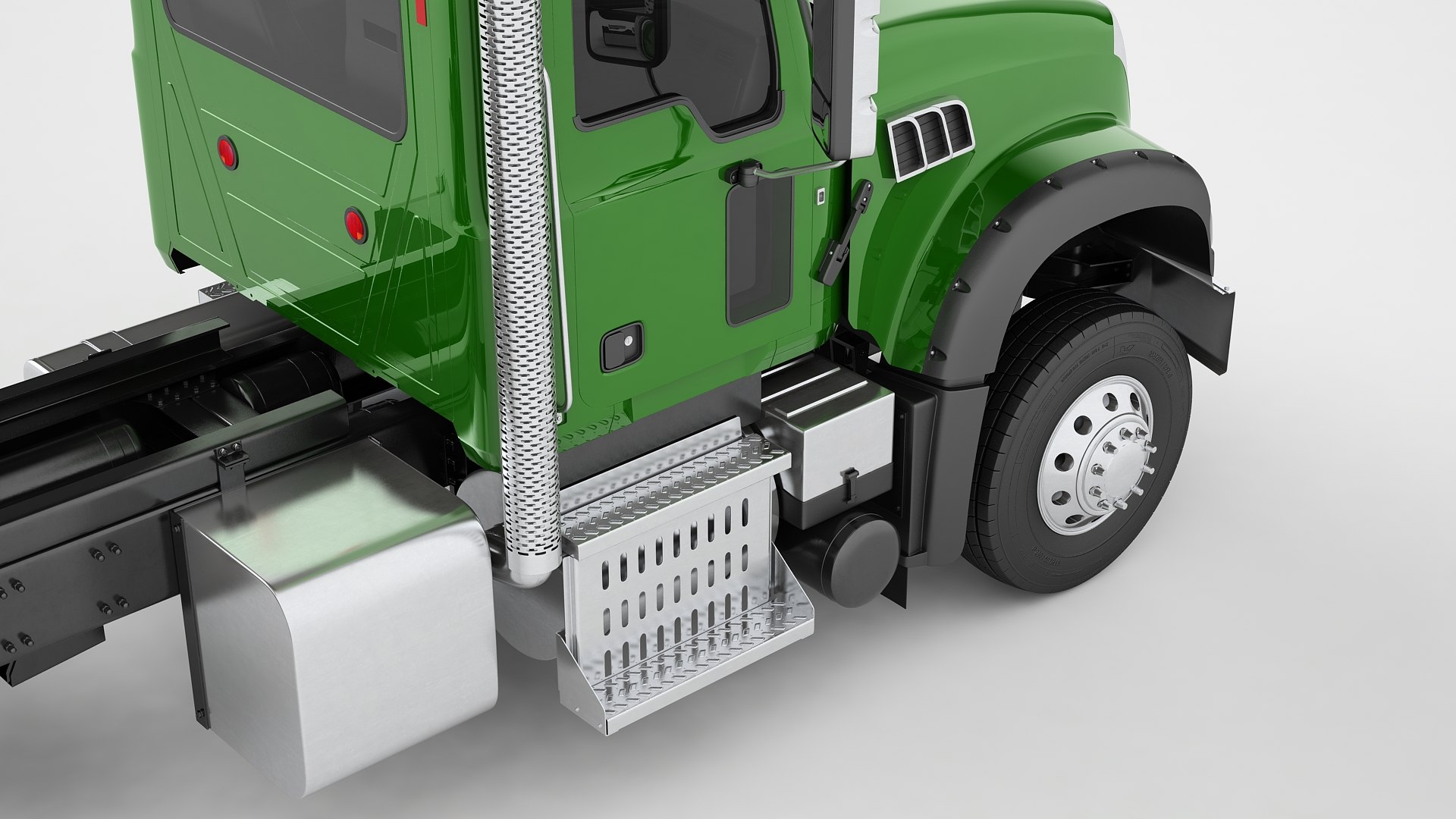 Mack 2021 Granite MHD Chassis 01 3D model - TurboSquid 1807656