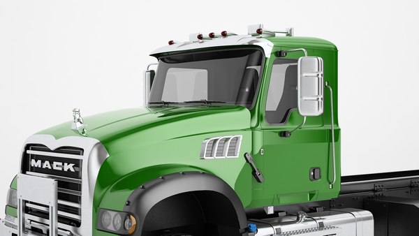Mack 2021 Granite MHD Chassis 01 3D model - TurboSquid 1807656