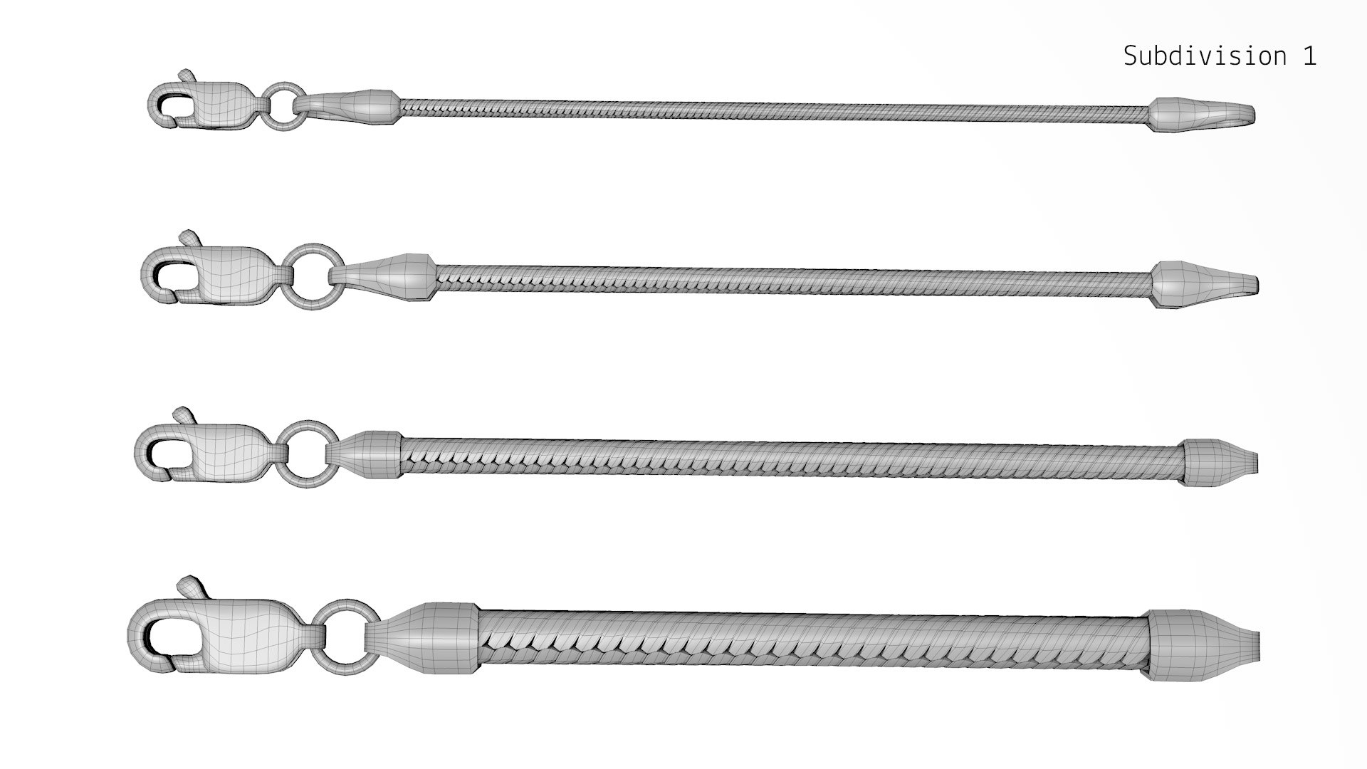 Snake Chain CH010 3D Model - TurboSquid 1733222