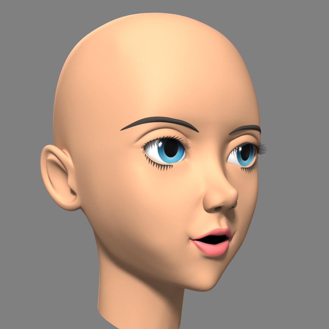 Head Animation 3d Model
