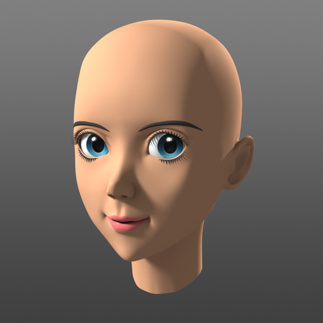 Head Animation 3d Model