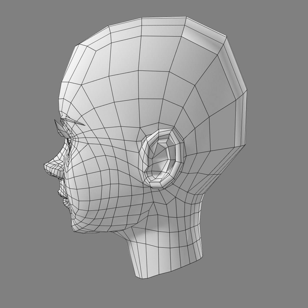 Head Animation 3d Model