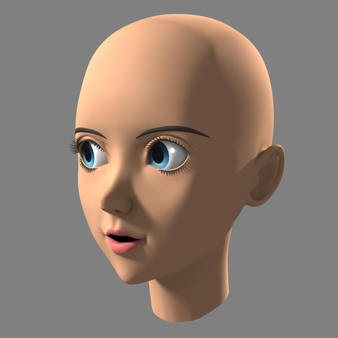 Head Animation 3d Model