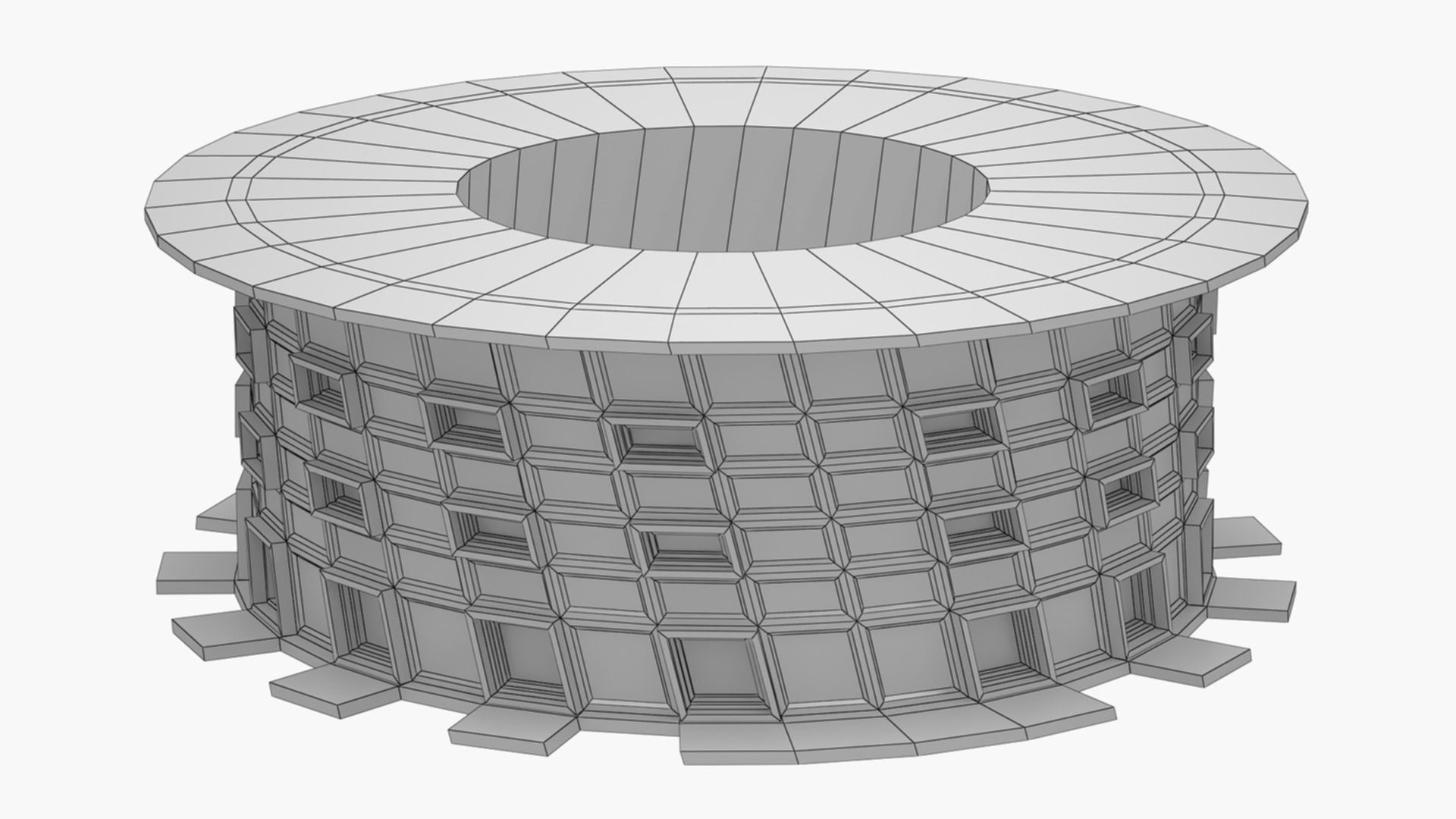 Hi-Tech Building 20 3D model - TurboSquid 2063309