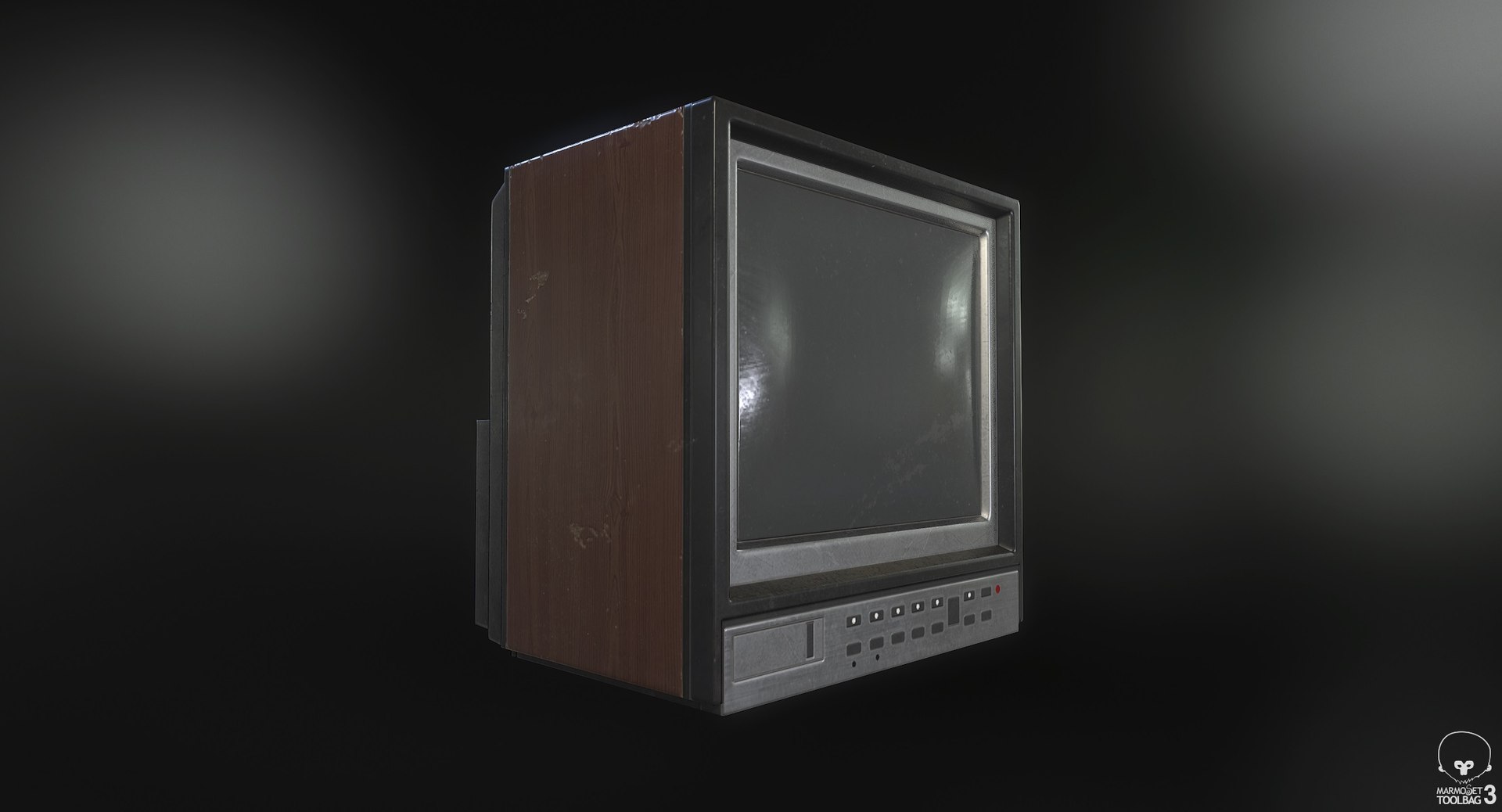 Old Tv 3d Max