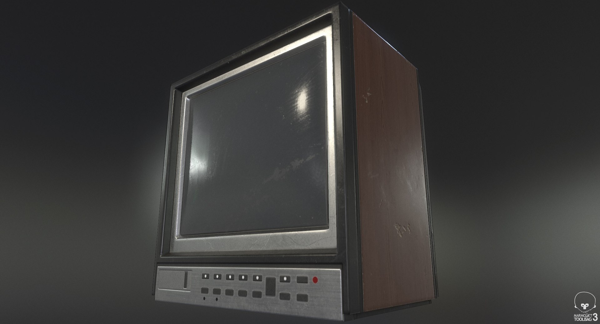Old Tv 3d Max