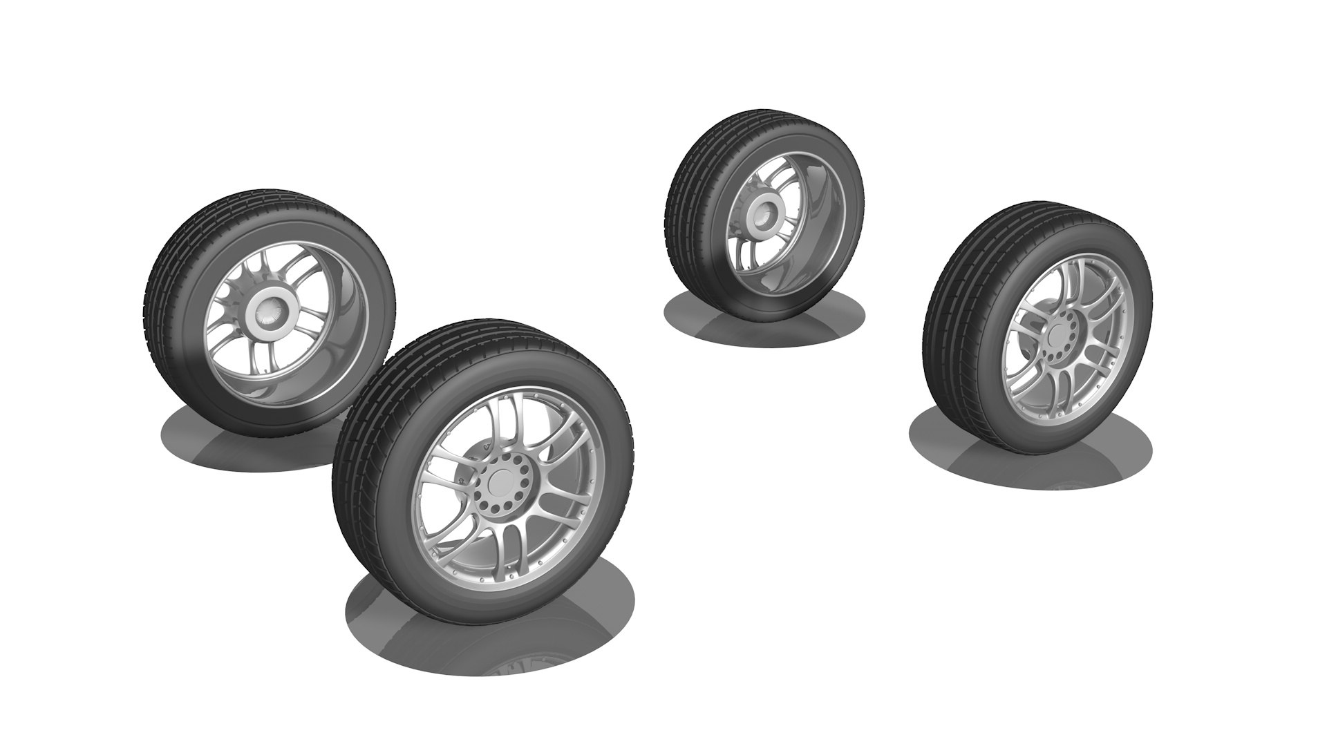 Wheel 3 Hypoly 3D - TurboSquid 1720099
