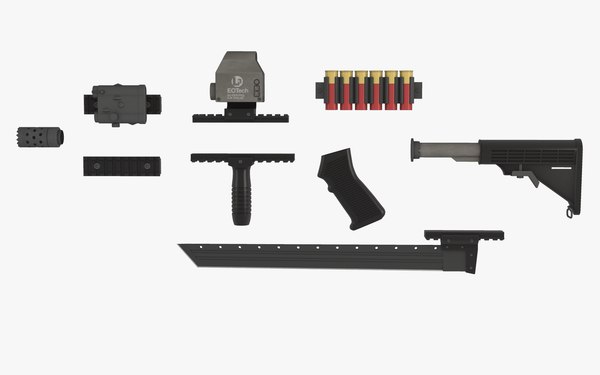modelo 3d Accesorios de armas - TurboSquid 874790