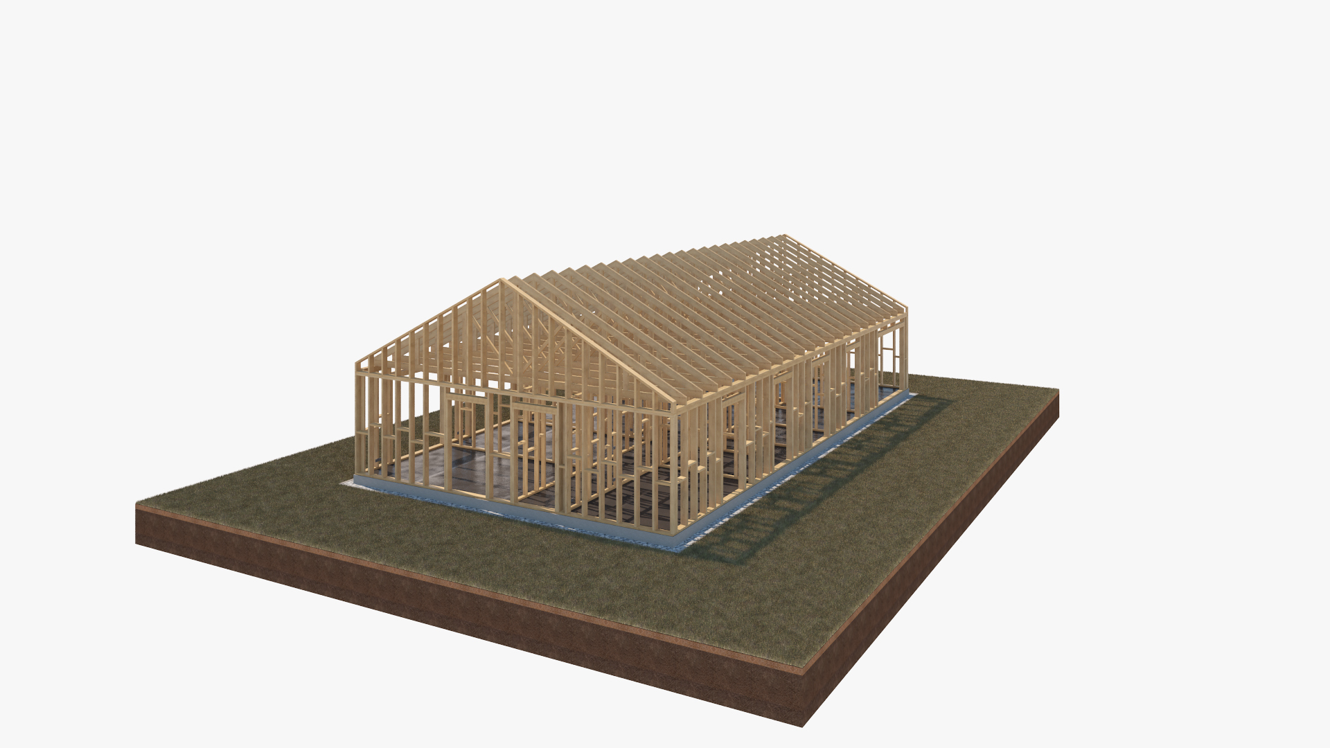 Wooden House 3D Model - TurboSquid 2121500
