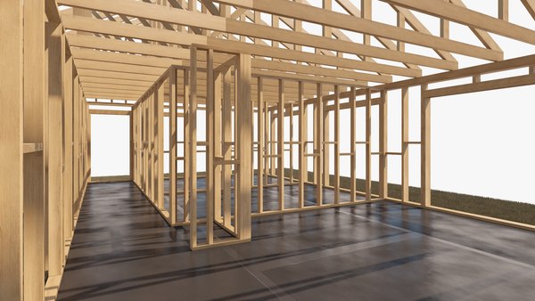 modelo 3d Casa de madera - TurboSquid 2121500