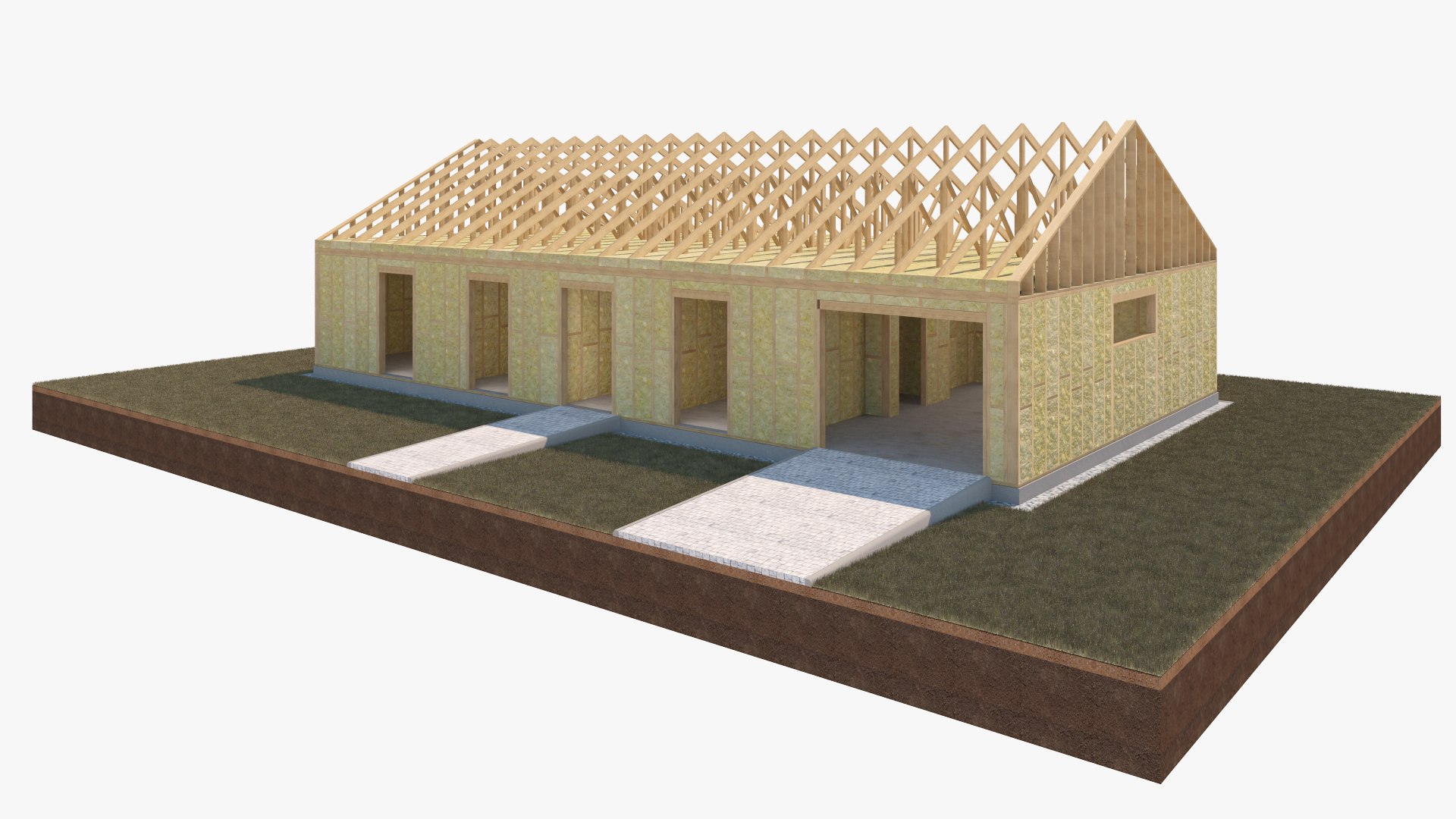 Wooden House 3D Model - TurboSquid 2121500