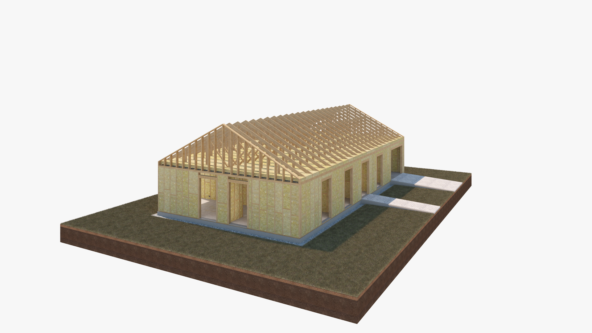 Wooden House 3D Model - TurboSquid 2121500