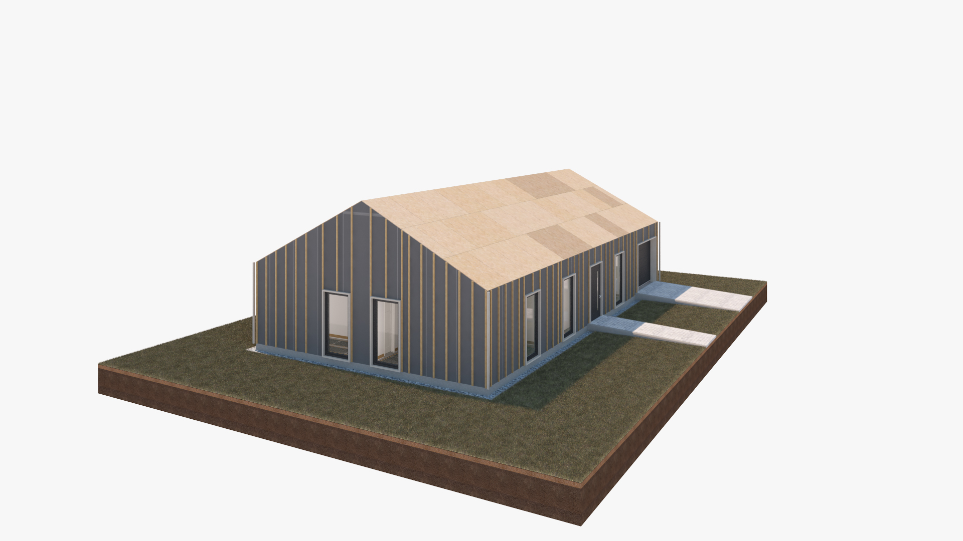 Wooden House 3D Model - TurboSquid 2121500