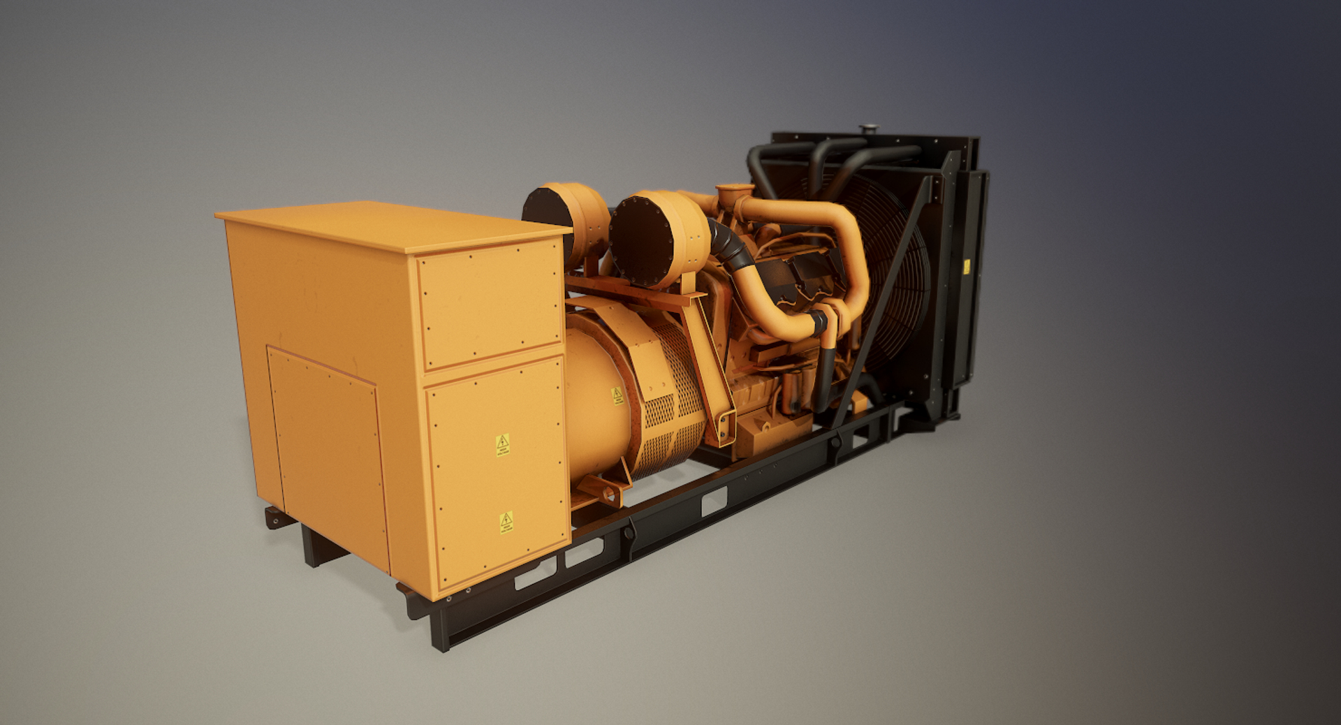 Diesel Generator 3D Model - TurboSquid 1346435