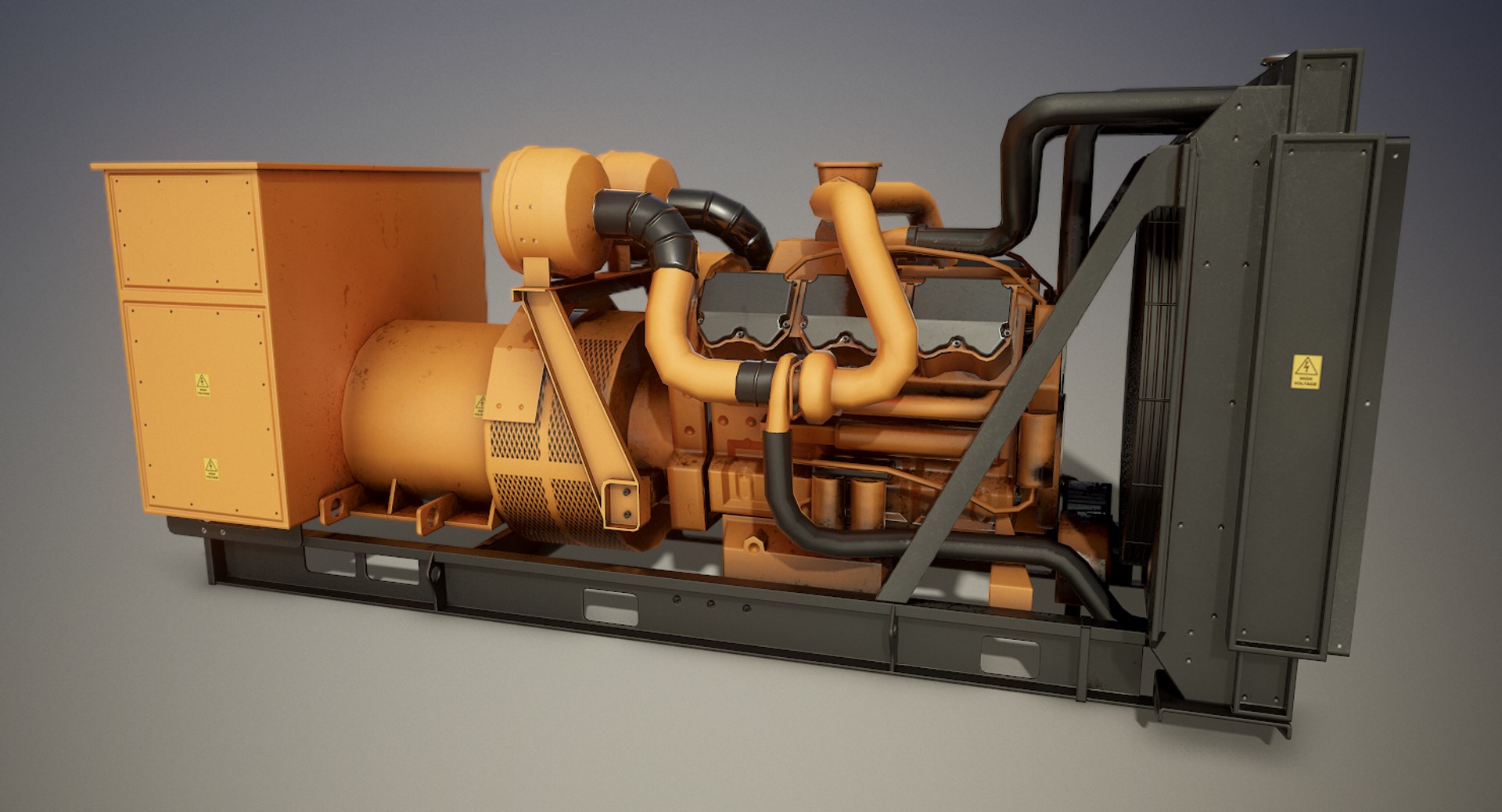 Diesel Generator 3D Model - TurboSquid 1346435