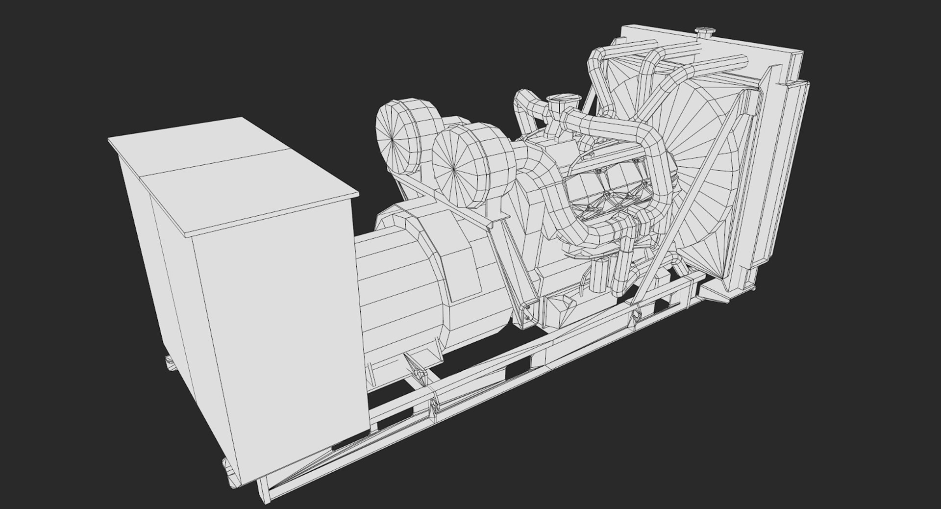 Diesel Generator 3D Model - TurboSquid 1346435