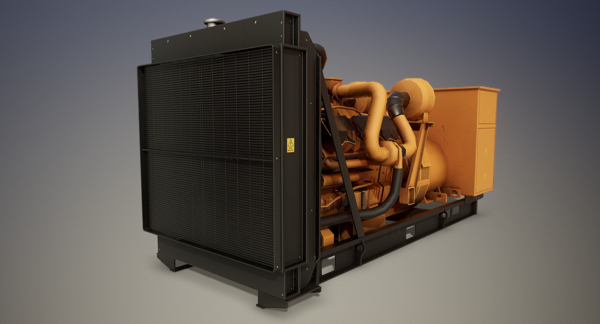 Diesel Generator 3D Model - TurboSquid 1346435
